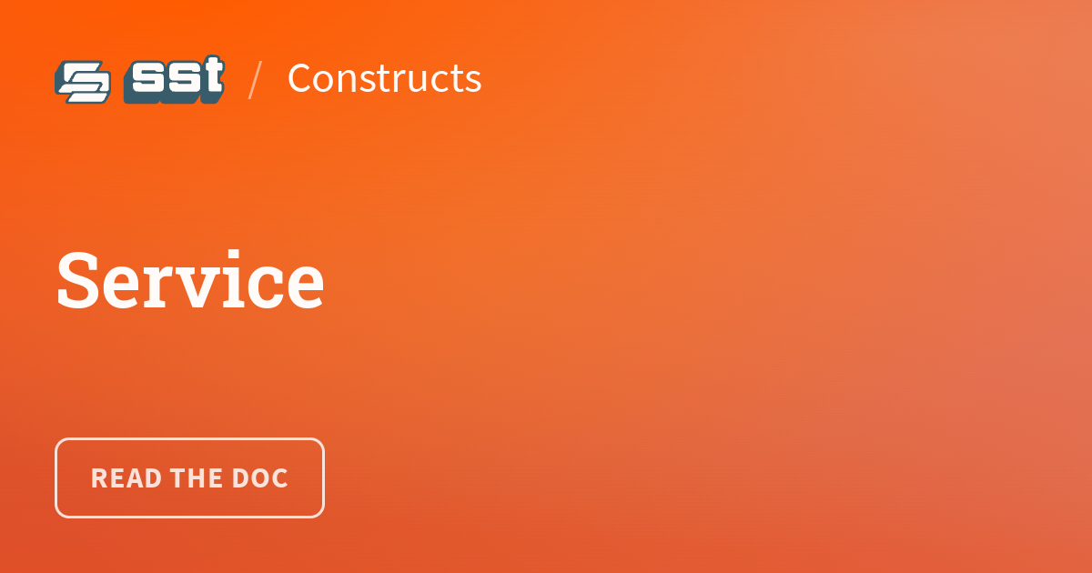 Service | SST v2