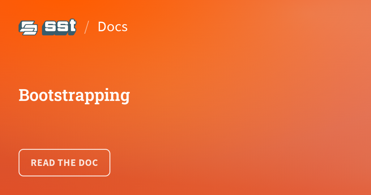 Bootstrapping | SST v2