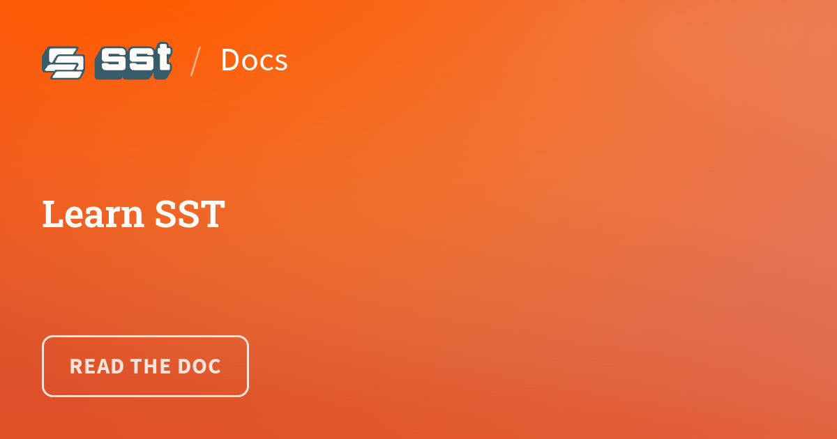 Learn SST | SST v2