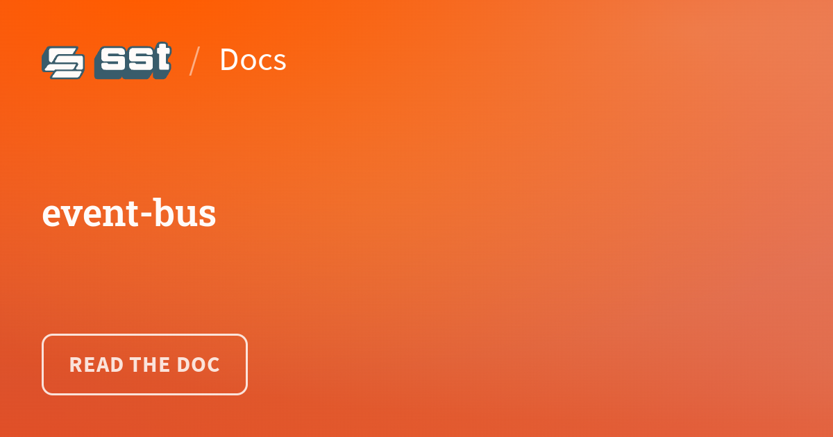 event-bus | SST v2