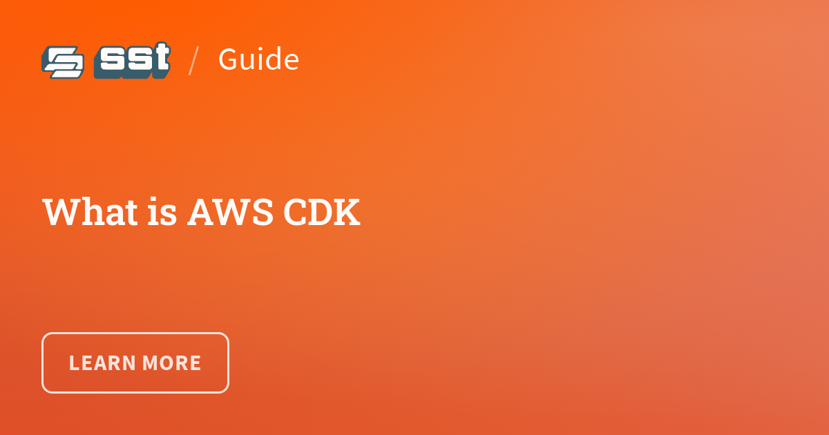 What is AWS CDK