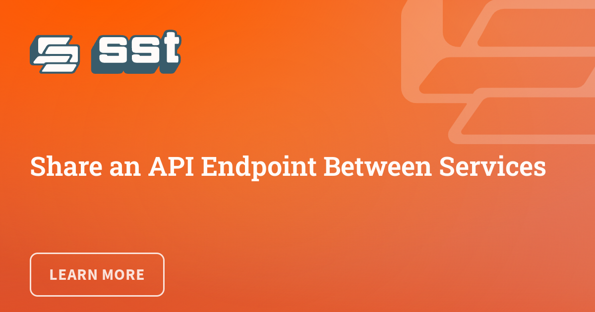 Share An Api Endpoint Between Services
