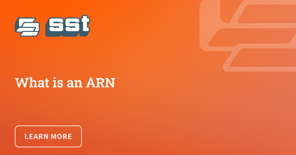 What is an ARN